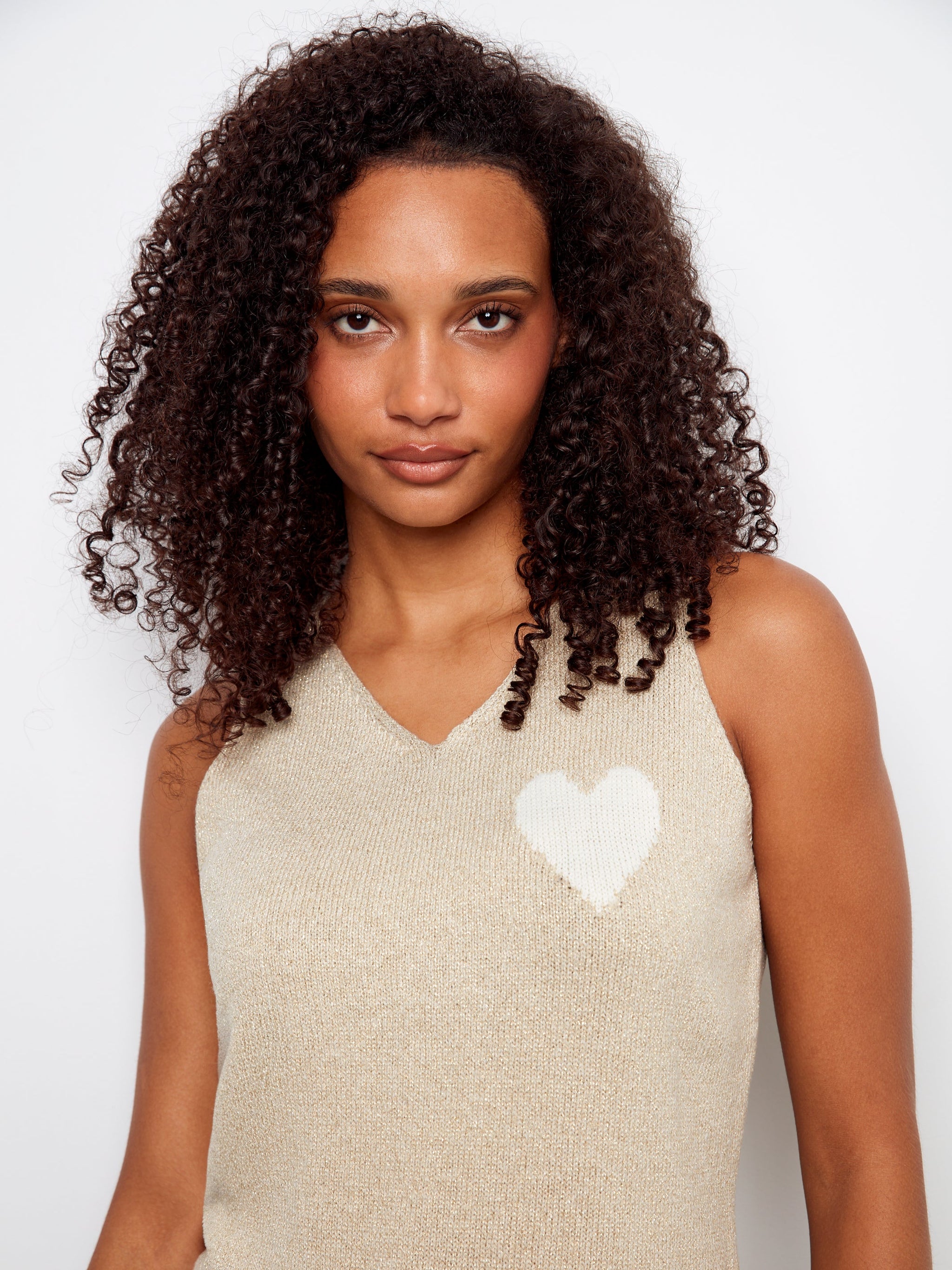 Camisole Dorée avec Coeur – Boutique Elle et Moi